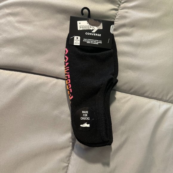 Converse | Other | New Converse Half Cushion Ultra Low 3 Pairs Of Socks ...